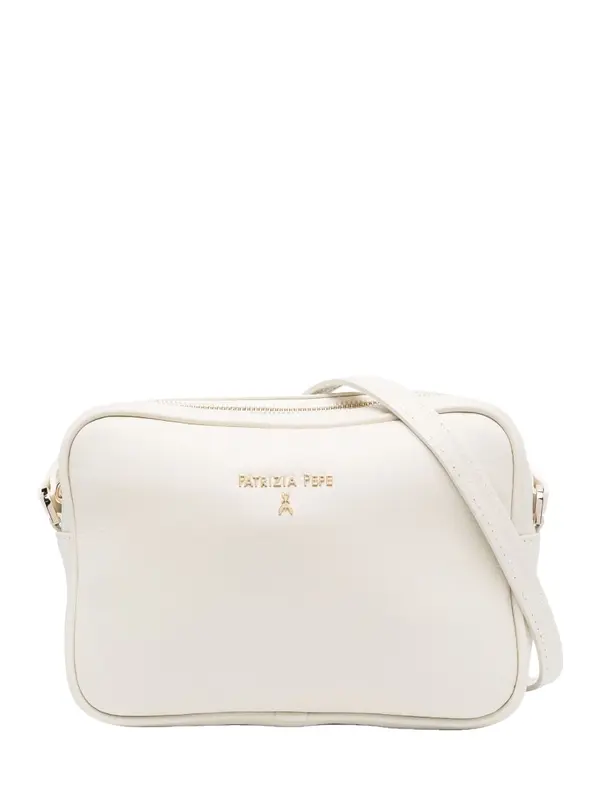 Patrizia Pepe Leather Crossbody Bag - Neutrals
