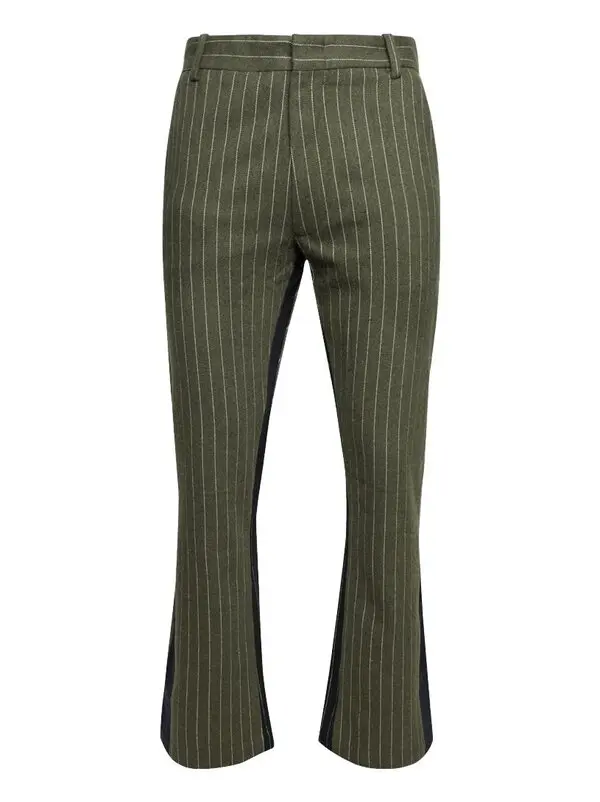 GALLERY DEPT. Pinstripe Carpenter Pant - Olive
