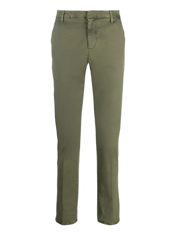 DONDUP Straight-leg Chino Trousers - Green