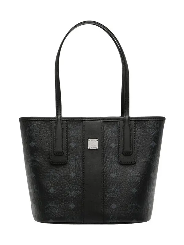 Mcm Mini Liz Reversible Tote - Black