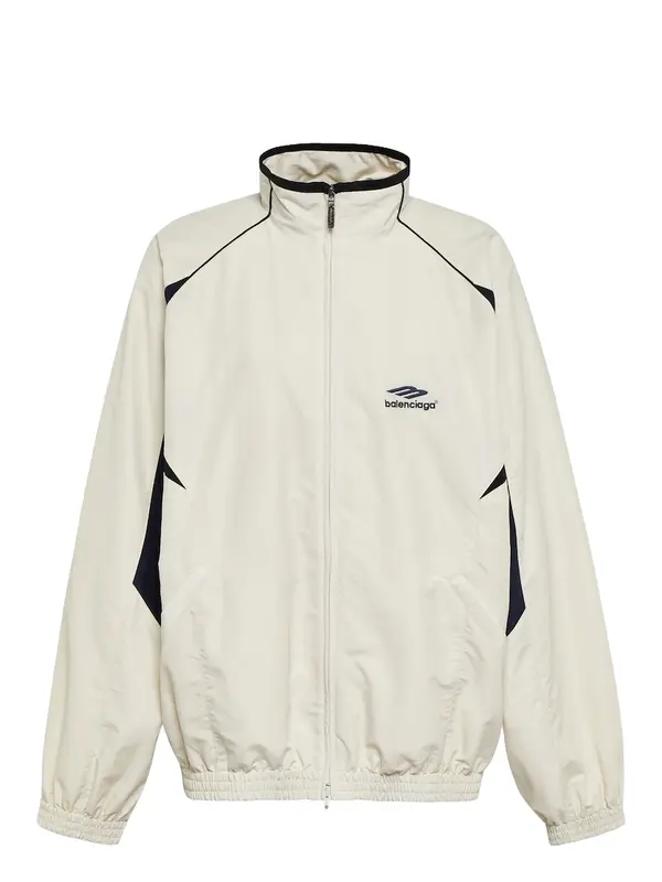 Balenciaga 3b Sports Icon Track Jacket - White