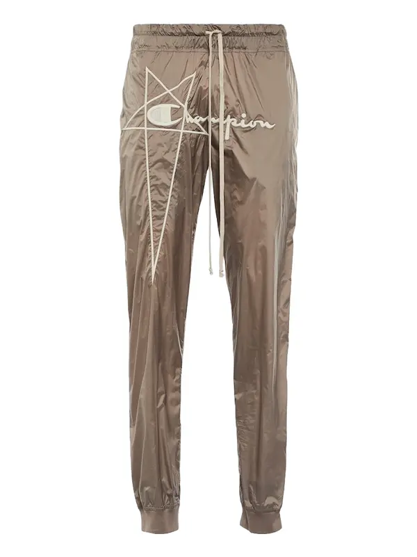 Rick Owens Nylon Sweatpants - Beige