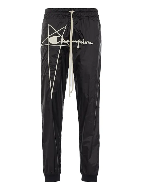 Rick Owens Nylon Sweatpants - Black