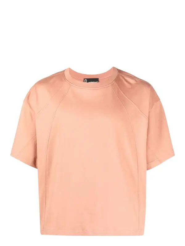 STYLAND X Notrainproof Panelled Jersey T-shirt - Orange