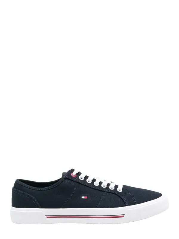 Tommy Hilfiger Signature-detail Low-top Sneakers - Blue