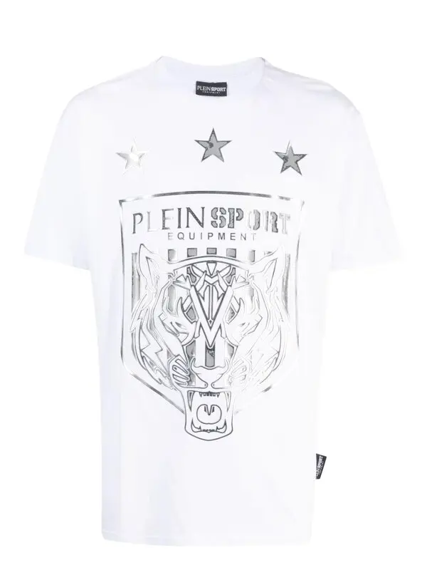 PLEIN SPORT Tiger Crest Edition T-shirt - White