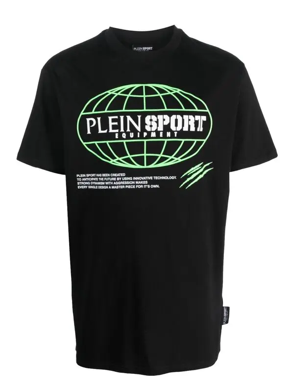 PLEIN SPORT Ss Global Express Edition T-shirt - Black