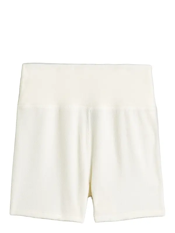 Madewell Towel Terry Biker Shorts - Lighthouse