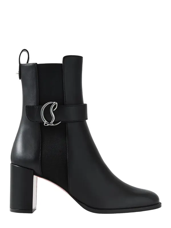 CHRISTIAN LOUBOUTIN Cl 70 Leather Chelsea Boots - Black