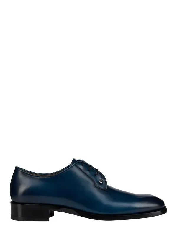 CHRISTIAN LOUBOUTIN Chambeliss Leather Derby Shoes - Navy