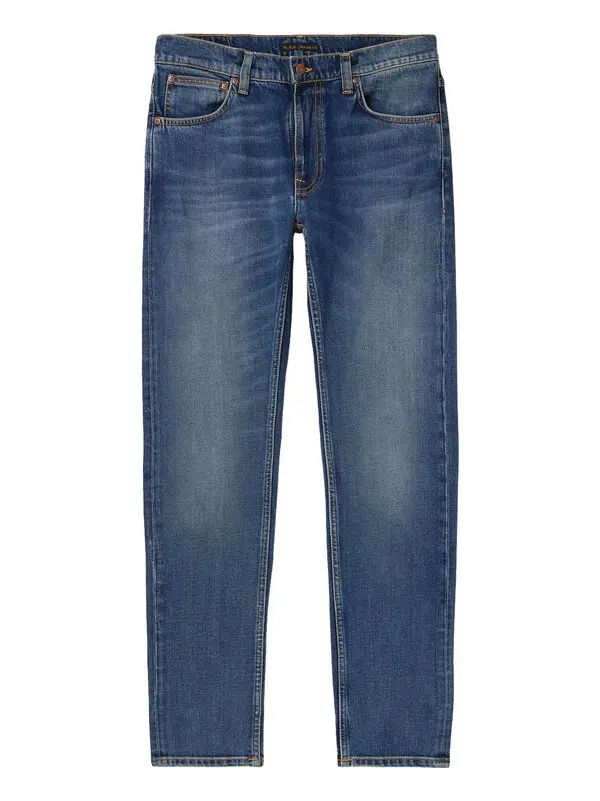 Nudie Jeans Lean Dean Straight-leg Jeans - Blue