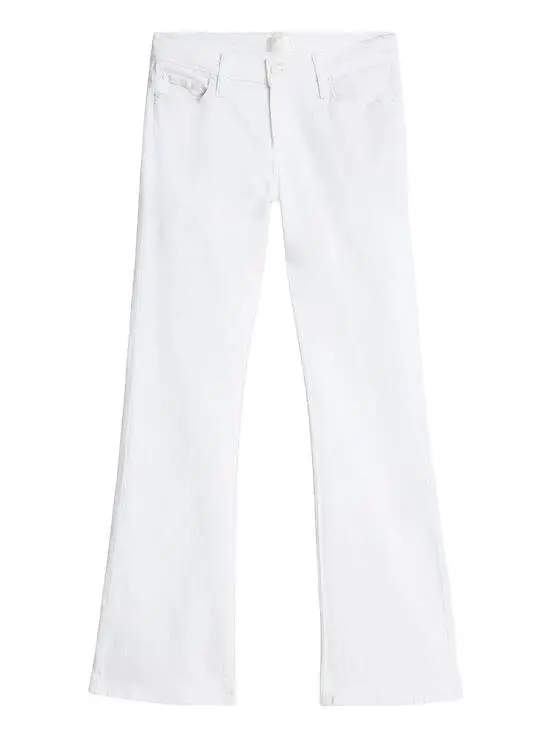 7 For All Mankind Tailorless Broken Twill Original Bootcut - White