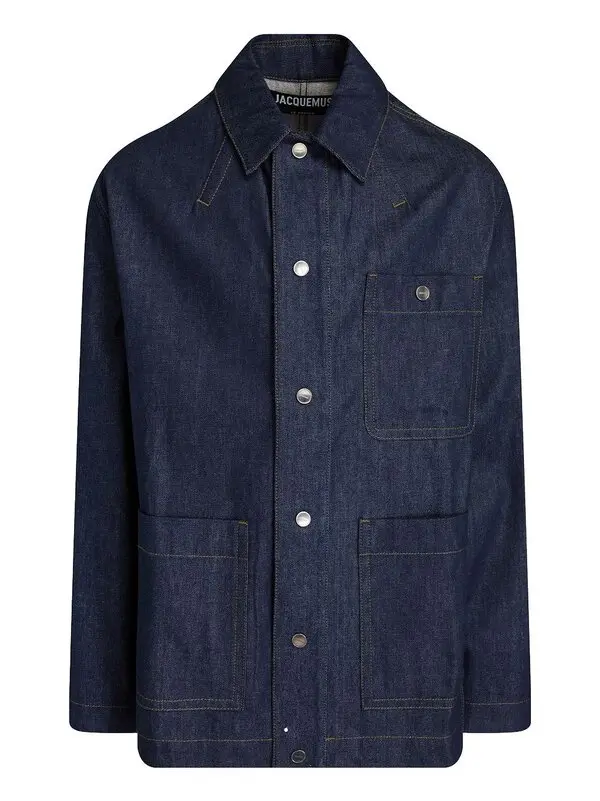 Jacquemus Denîmes Denim Jacket - Dark Denim