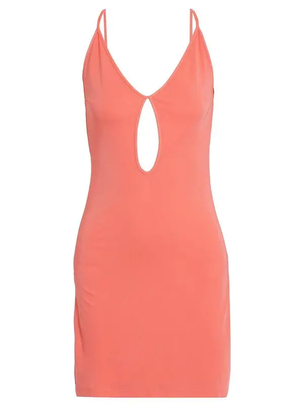 Zeynep Arçay Open-back Mini Dress - Coral