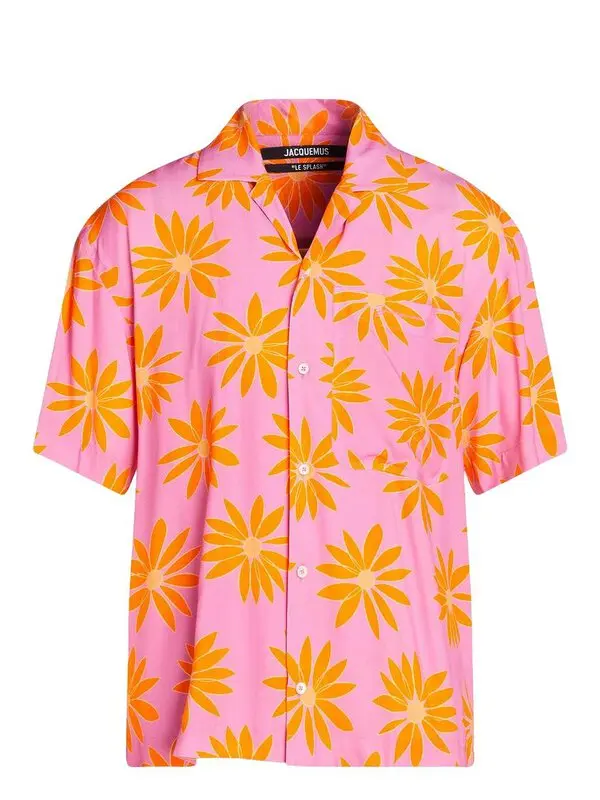 Jacquemus Printed Mousseline Shirt - Pink