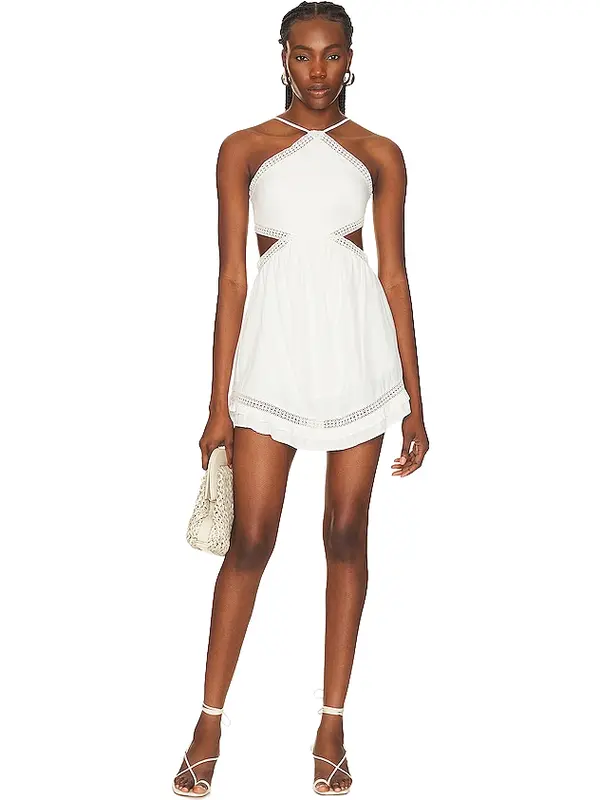 House Of Harlow 1960 X Justina Mini Dress - Ivory