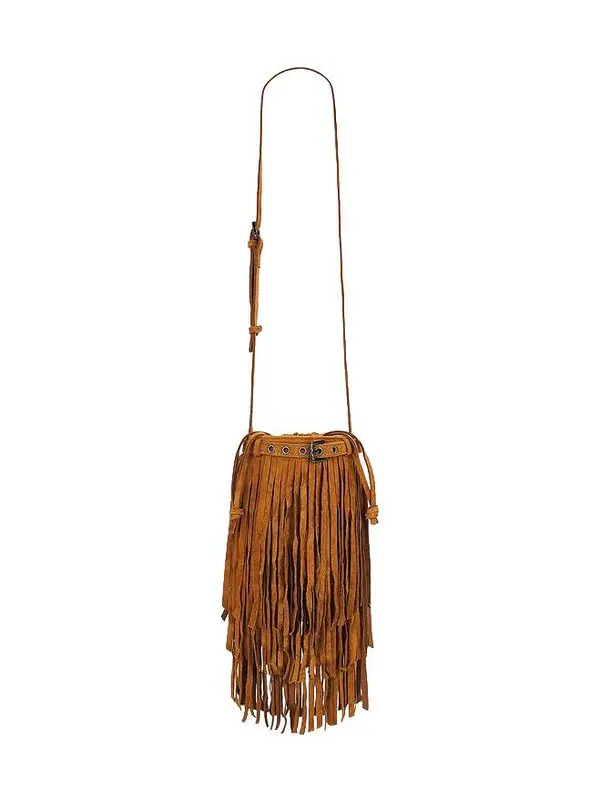 8 Other Reasons Shoulder Bag With Fringe - Brown