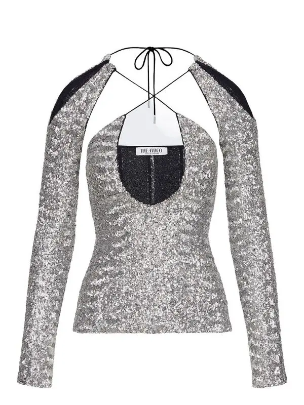 Attico Zane Top - Silver