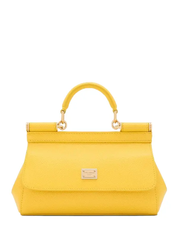 Dolce & Gabbana Small Sicily Tote - Yellow