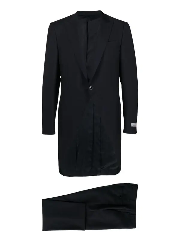 Canali Single-breasted Wool-mohair Suit - Blue