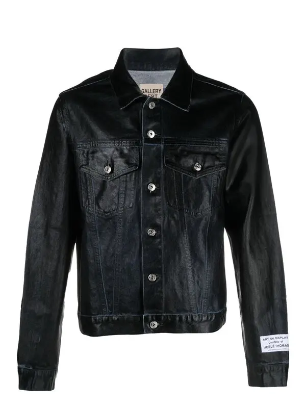 GALLERY DEPT. Andy Logo-embroidered Denim Jacket - Black