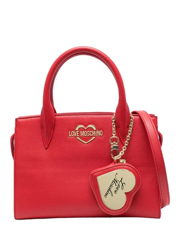 Moschino Logo-plaque Tote - Red