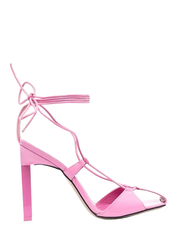 Attico Adele 105mm Sandals - Pink