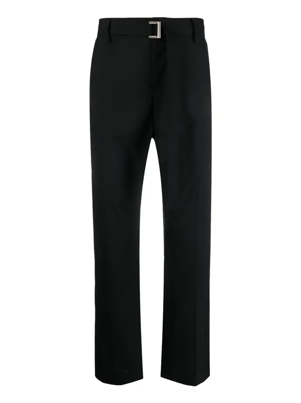 Sacai Straight-leg Tailored Trousers - Black