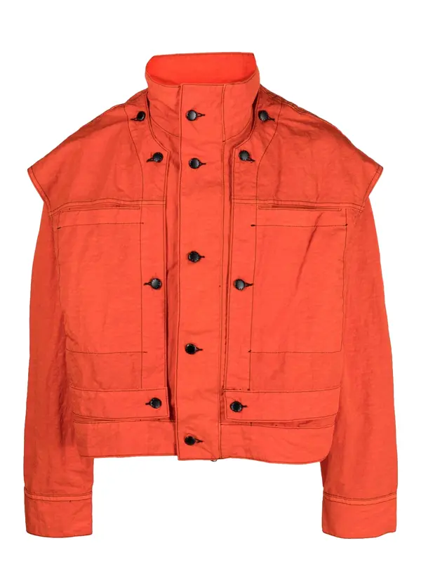 Eckhaus Latta Mobile High-neck Jacket - Orange