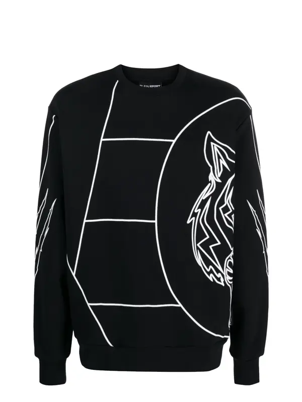 PLEIN SPORT Tiger Court Edition Sweatshirt - Black