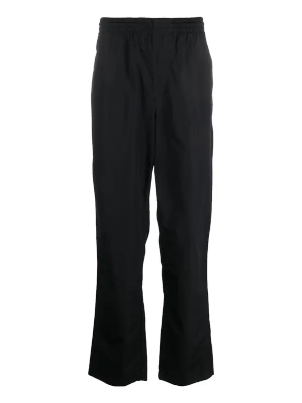 Aspesi Straight-leg Cotton Trousers - Black