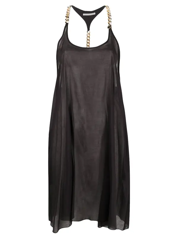Stella McCartney Scoop-neck Knee-length Dress - Black