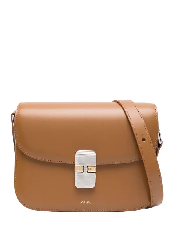 A.p.c. Small Grace Shoulder Bag - Brown