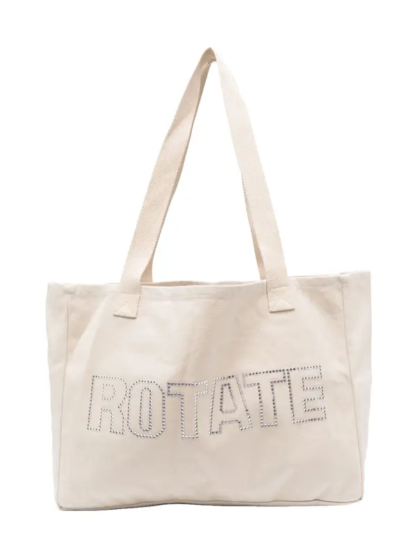 ROTATE BY BIRGER CHRISTENSEN Logo-embellished Tote - Neutrals