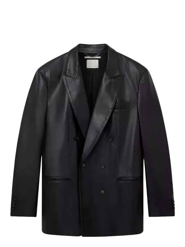 Stella McCartney Alter Mat Double-breasted Blazer - Black