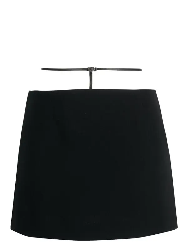 Dsquared2 Strap-detail Mini Skirt - Black