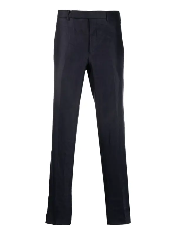 Zegna Mid-rise Trousers - Blue