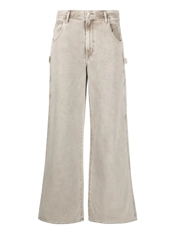 AGOLDE Magda Wide-leg Jeans - Grey
