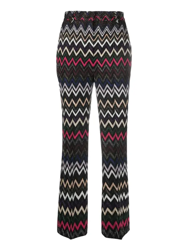 Missoni Zigzag Lurex Trousers - Black