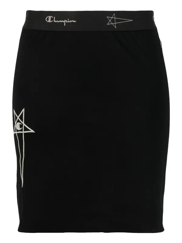 Rick Owens Elasticated Waistband Skirt - Black
