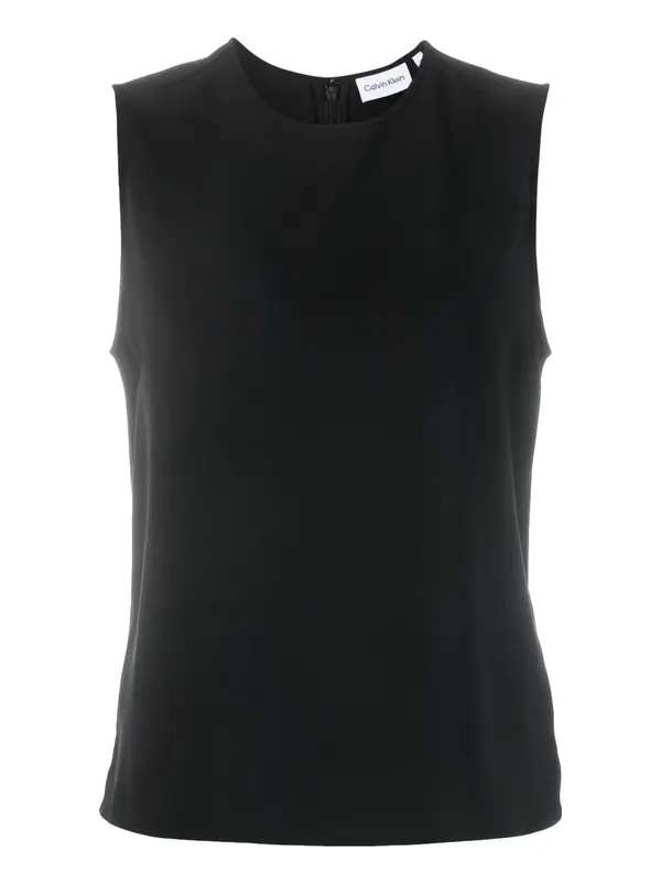 Calvin Klein Crew Neck Tank Top - Black