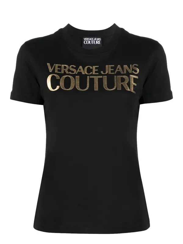 Versace Logo T-shirt - Black