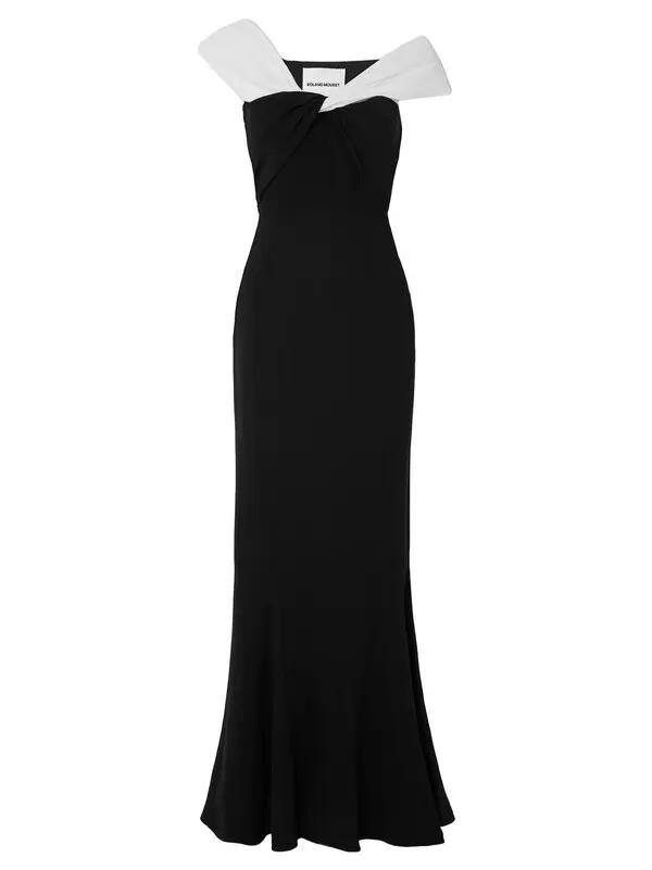 Roland Mouret One-shoulder Maxi Dress - Black