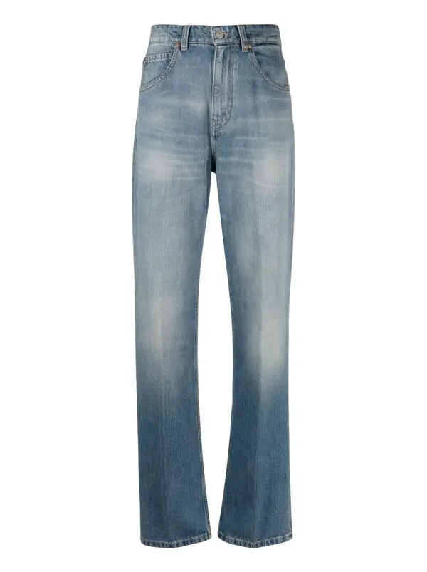 Victoria Beckham High-waist Slim-fit Jeans - Blue