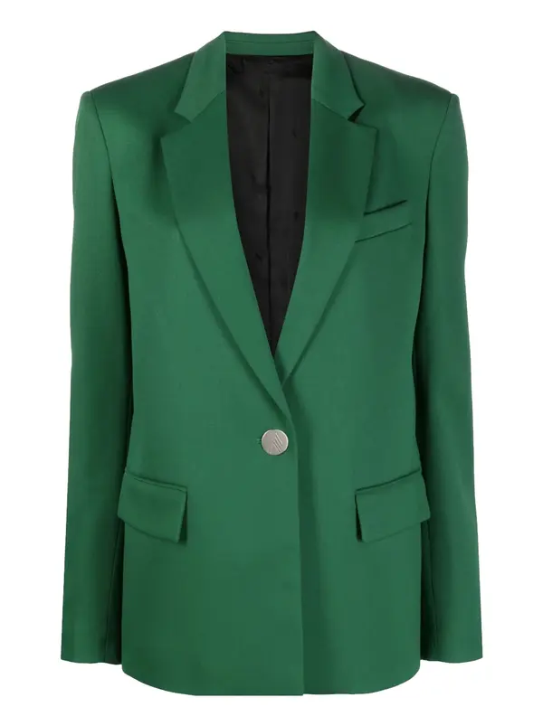 Attico Single-breasted Blazer - Green