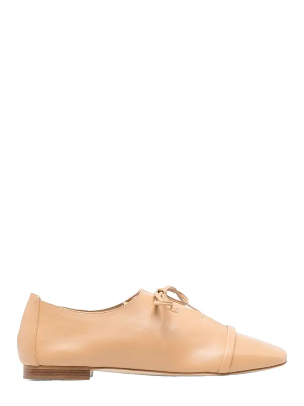 MALONE SOULIERS June Leather Loafers - Neutrals