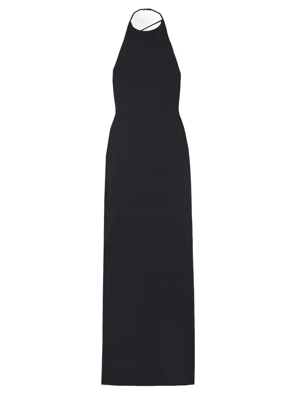 THE ROW Coralia Open-back Maxi Halterneck Dress - Black