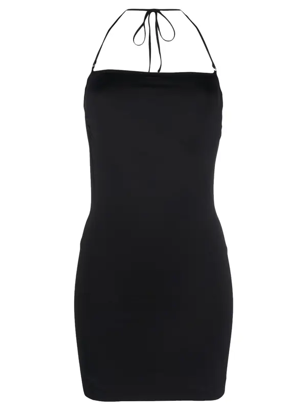 Barena Venezia Sleeveless Halterneck Minidress - Black