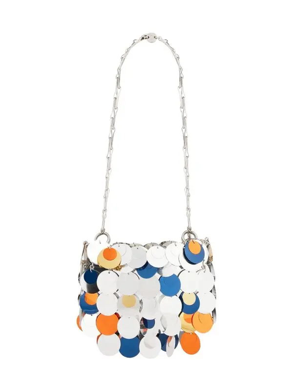 Rabanne Sparkle Nano Mini Bag - Silver