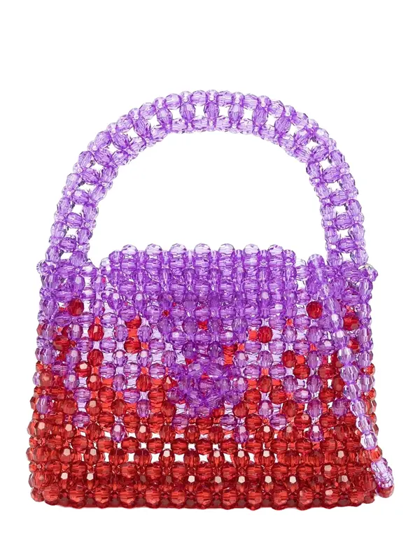 Germanier Bead-embellished Tote Bag - Red